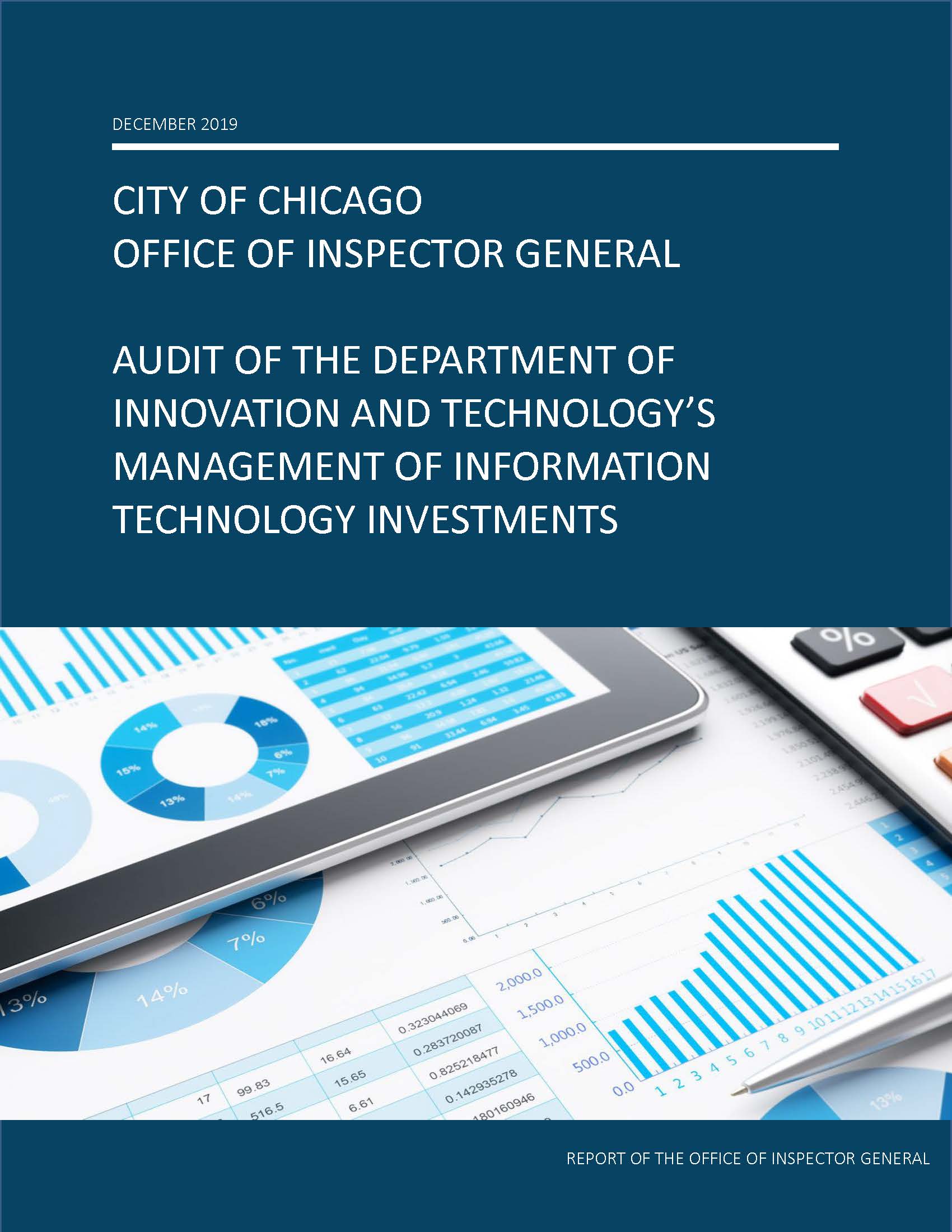 Audit of the Department of Innovation and Technology’s Management of ...