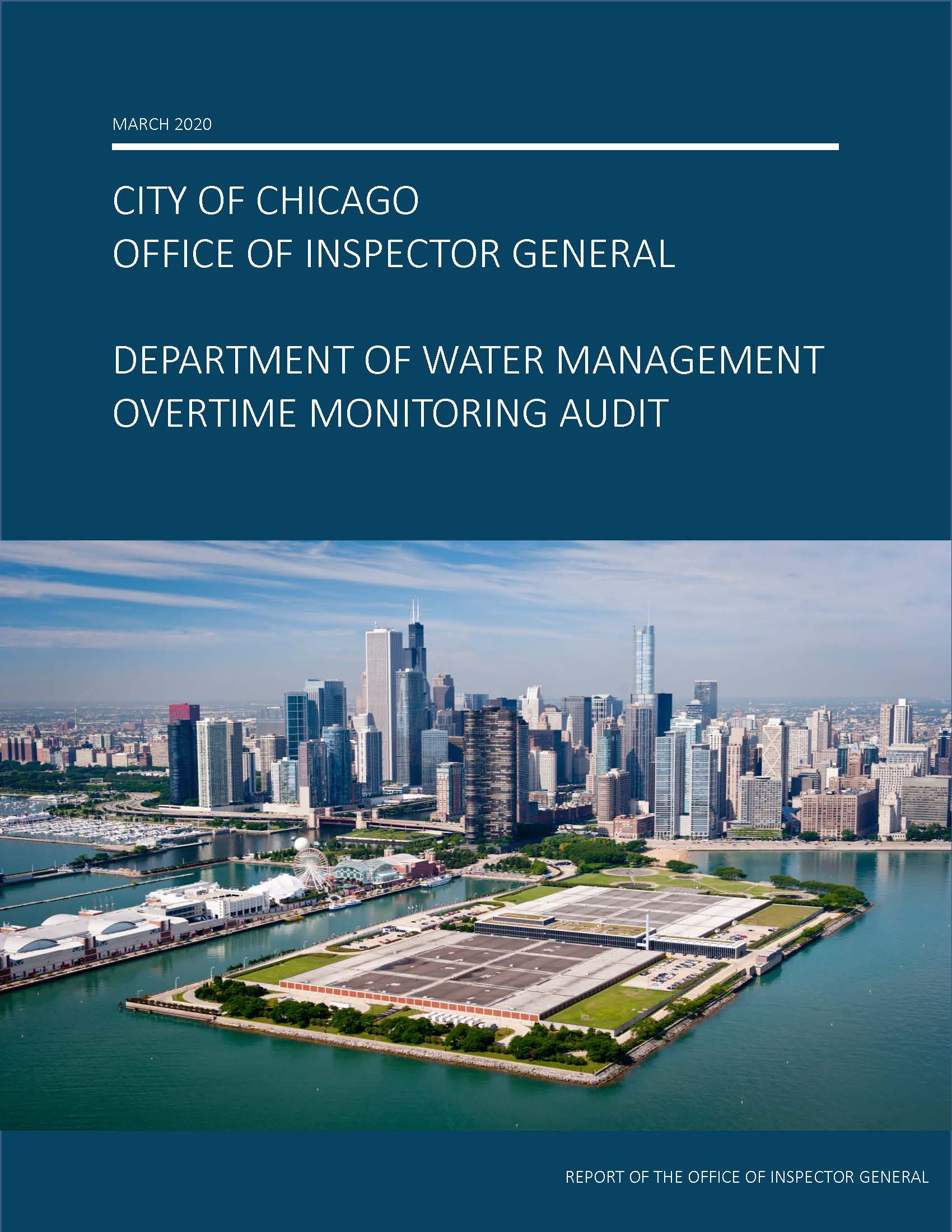 Department of Water Management Overtime Monitoring Audit - Chicago ...
