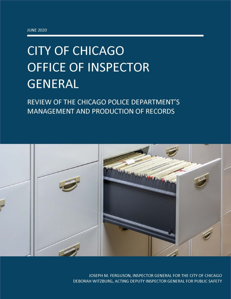 Review of the Chicago Police Department's Management and Production of ...