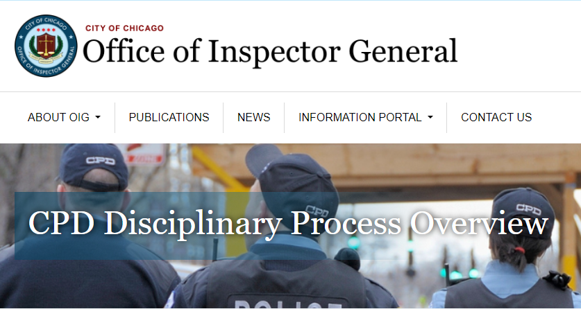CPD Disciplinary Process Overview - Chicago Office of Inspector General