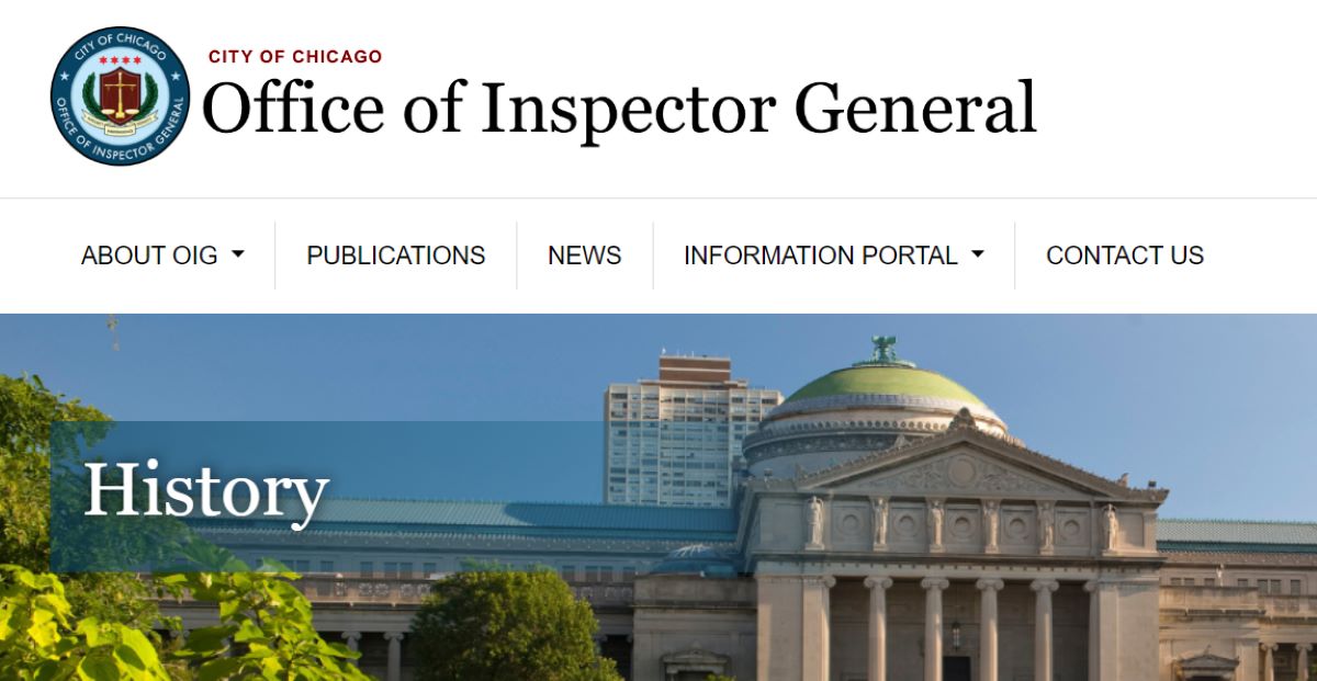 History - Chicago Office of Inspector General
