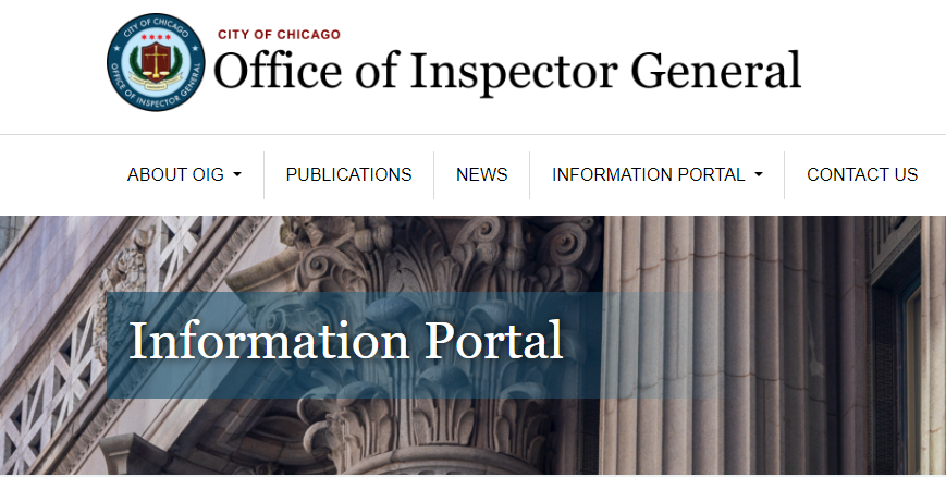 Information Portal - Chicago Office of Inspector General