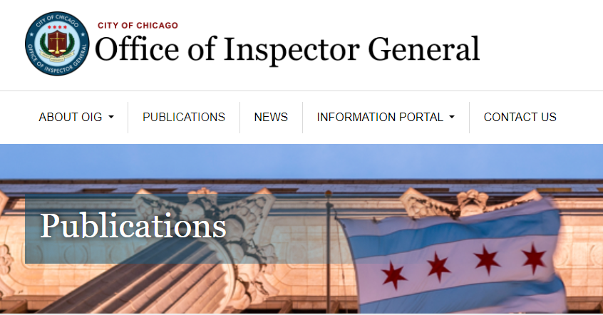 Publications - Chicago Office of Inspector General