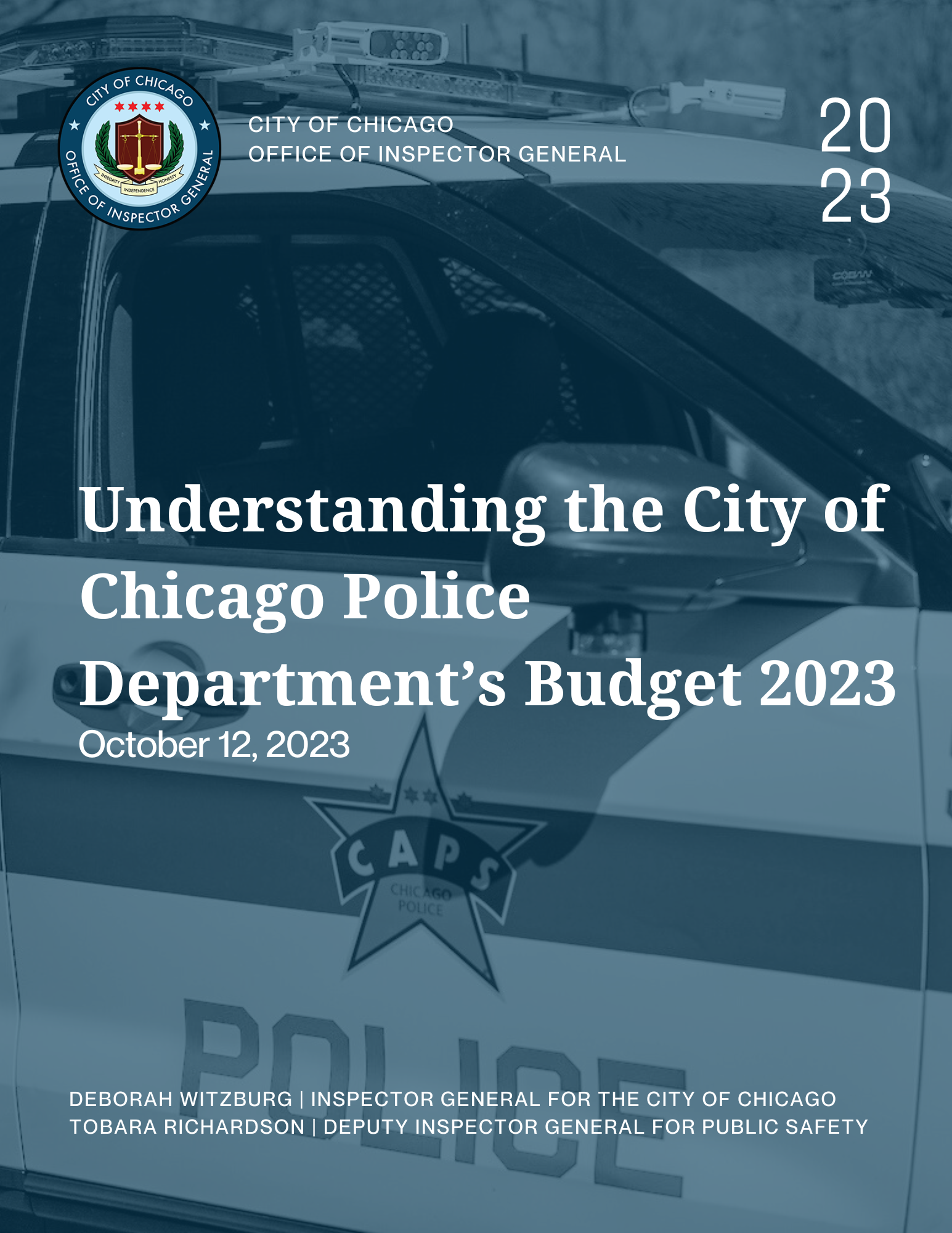 Understanding the City of Chicago Police Department's Budget 2023 ...