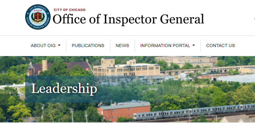 Leadership - Chicago Office of Inspector General