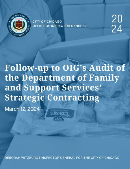 Department of Family and Support Services’ Strategic Contracting Follow ...